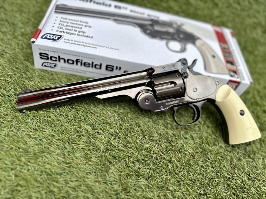 ASG Schofield 6" Marfil Revolver Co2 Pack