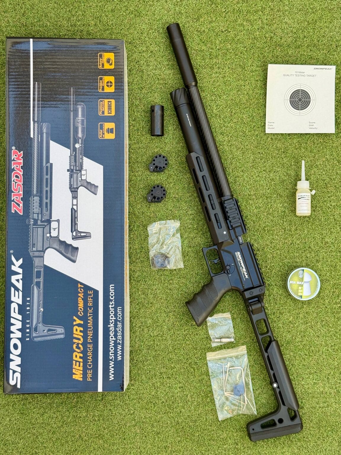 SNOWPEAK AP900 Carabina PCP MERCURY Compact - Carabinas y Visores ...